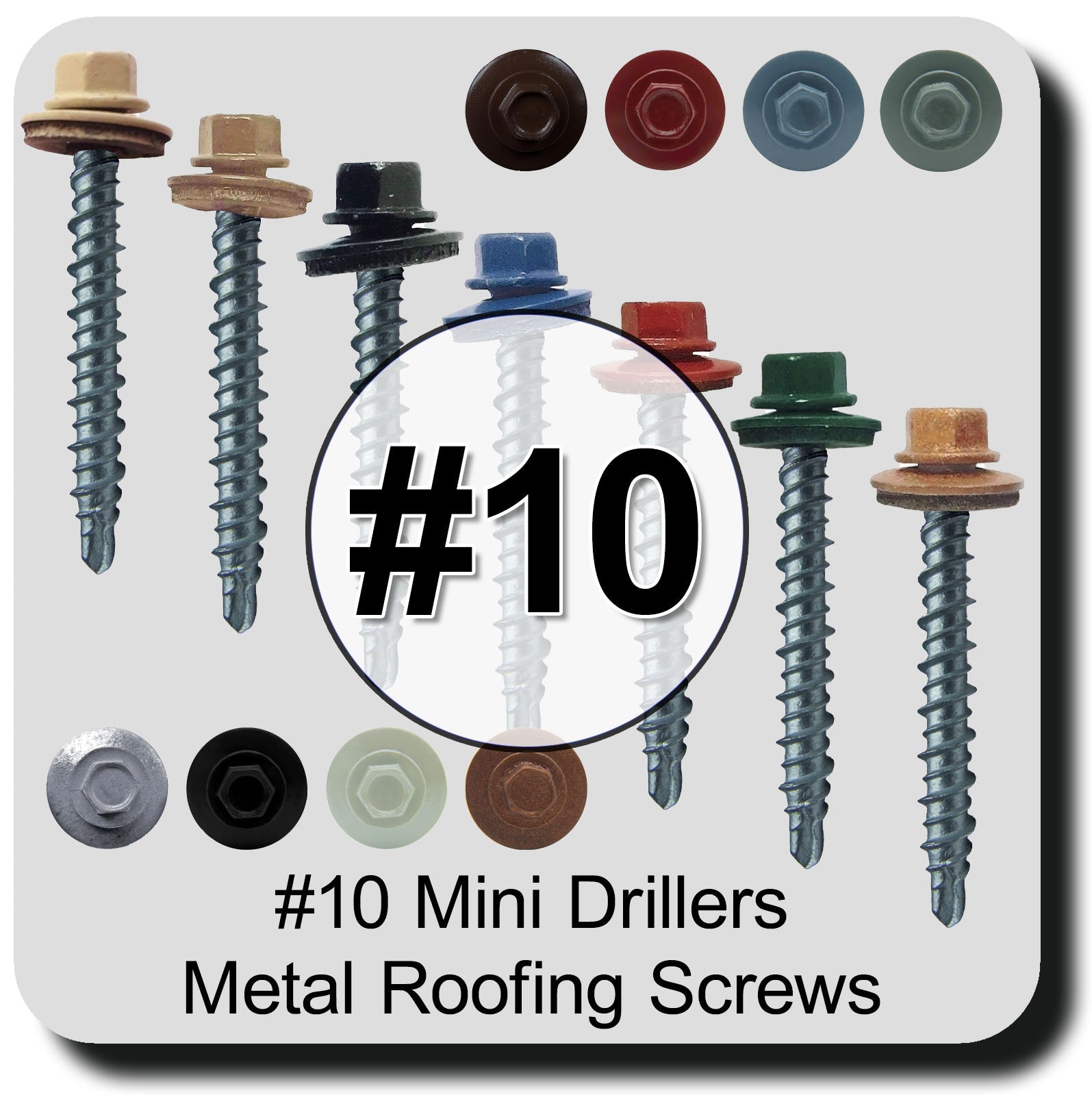 #10 Mini-Driller Metal Roofing Screws – JakeSales.com