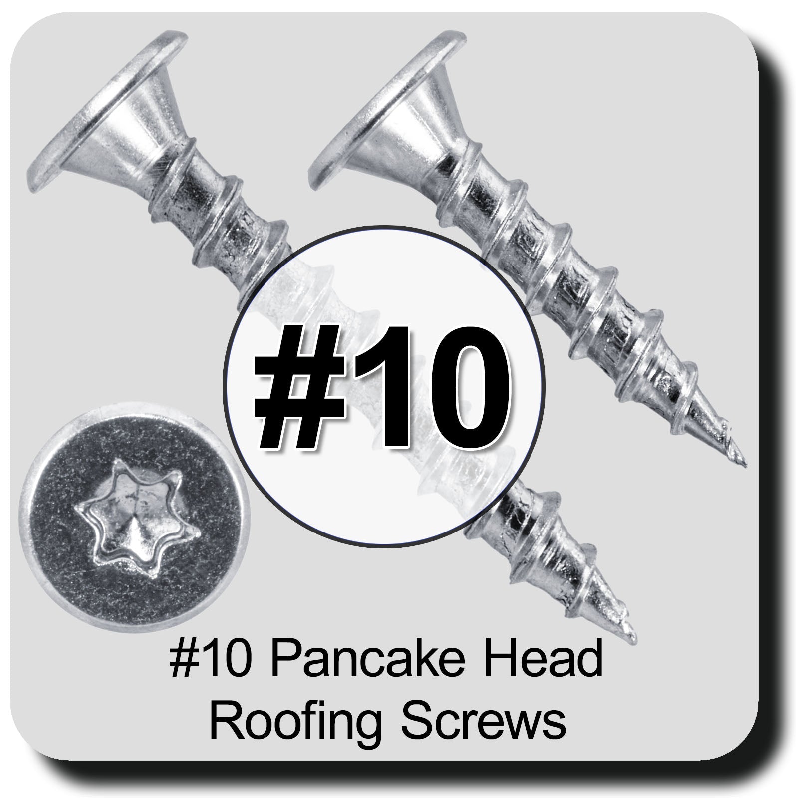 #10 Pancake Head Roofing Screws – JakeSales.com