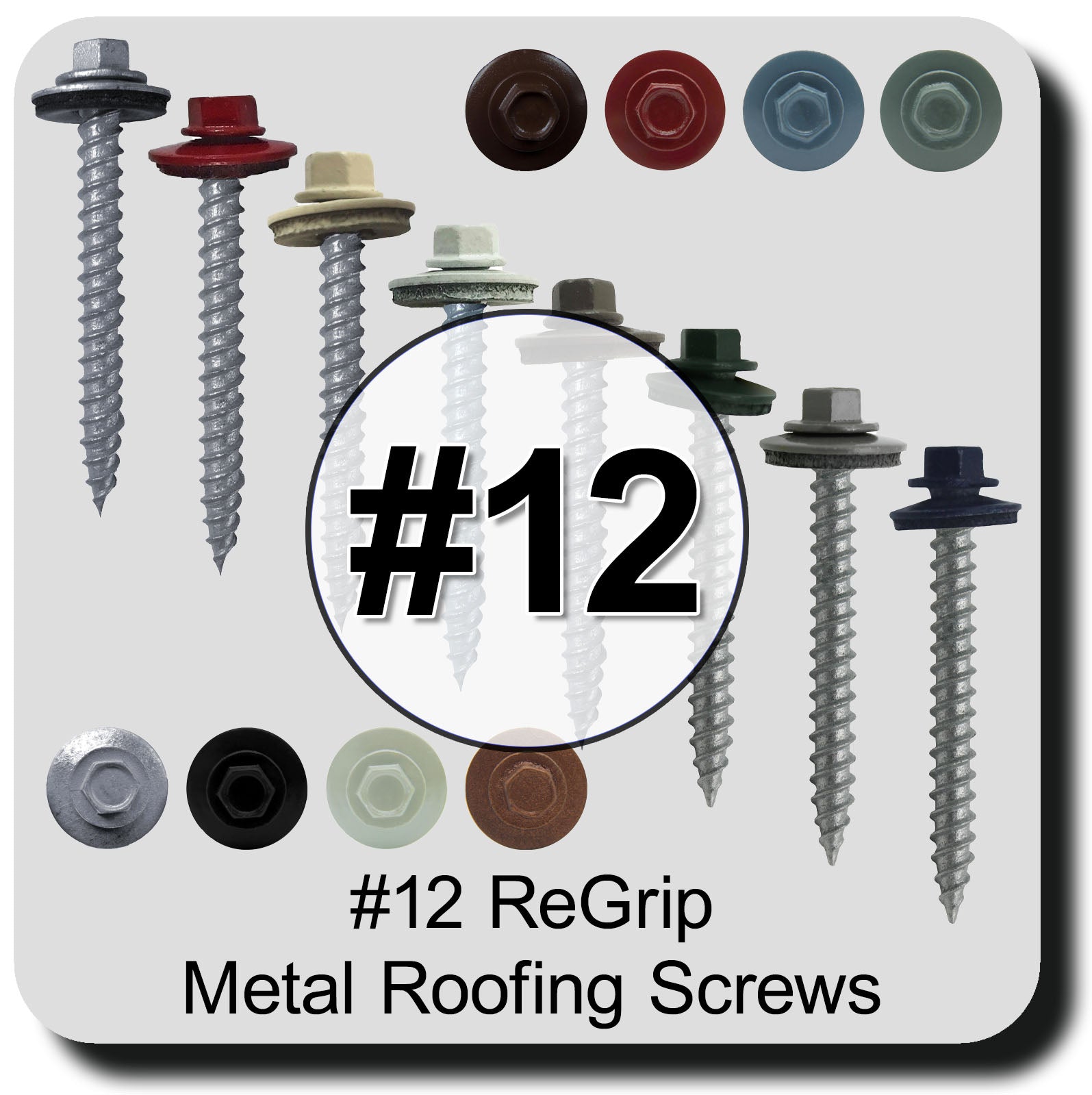 #12 ReGrip Metal Roofing Screws – JakeSales.com