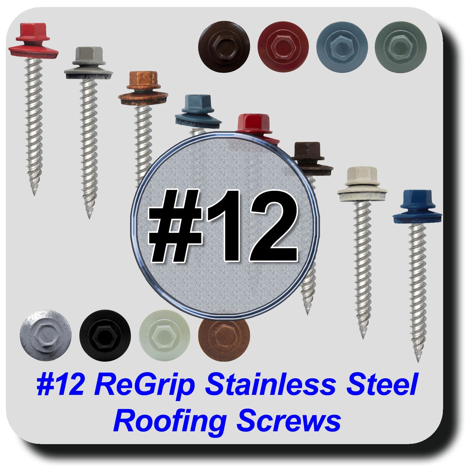 #12 Stainless Steel Metal Roofing Screws – JakeSales.com
