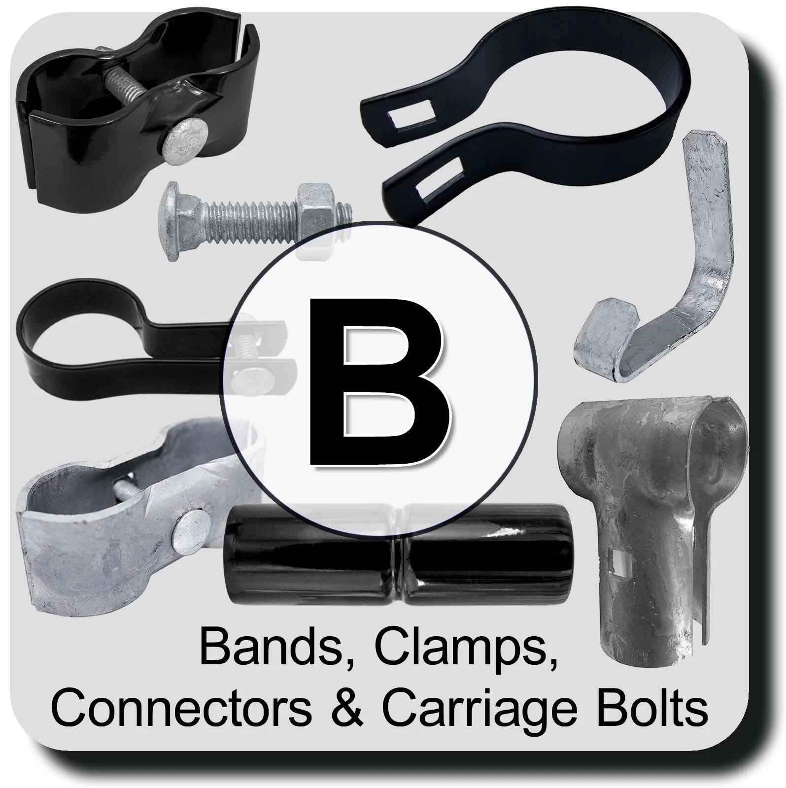 Bands, Clamps, Connectors, Nut and Bolts, Tension and Brace Bands ...